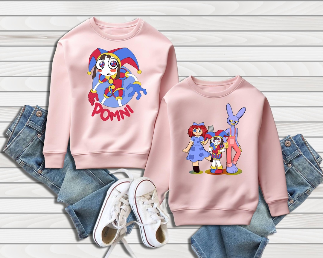 The Amazing Digital Circus Sweatshirt, Kids Sweatshirt, Birthday Party ...