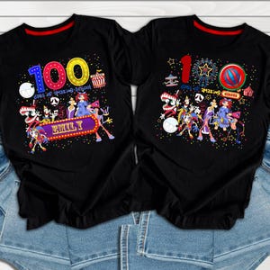 Custom 100 Days of School Amazing Digital Circus Shirt, 100 Days ...