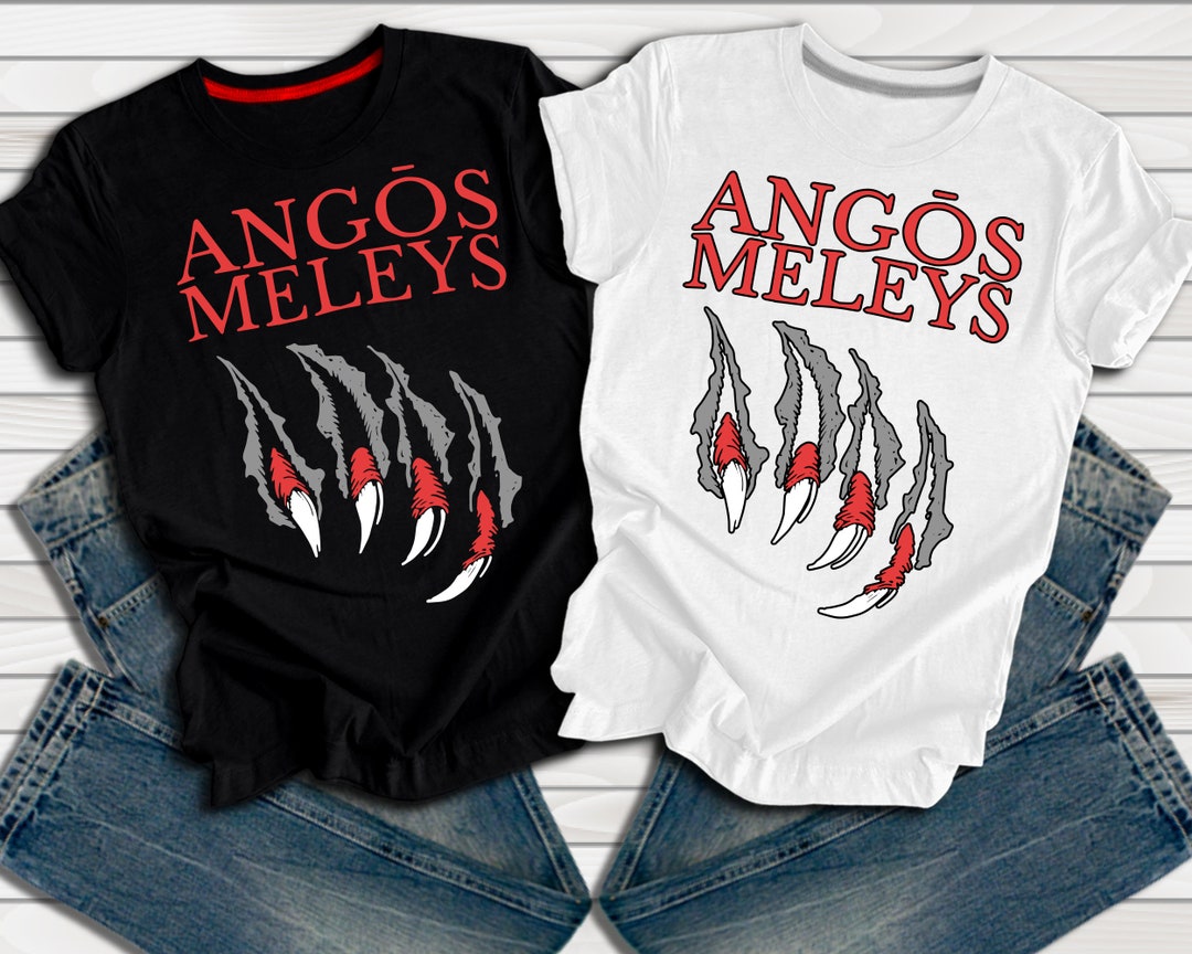 GOT Angõs Meleys Tshirt, Meleys' Claws, House of Dragons Shirt, Red ...