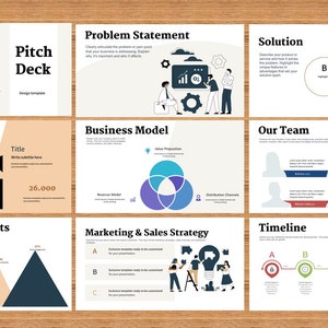 Professional Business Pitch Presentation Template - Editable Powerpoint ...