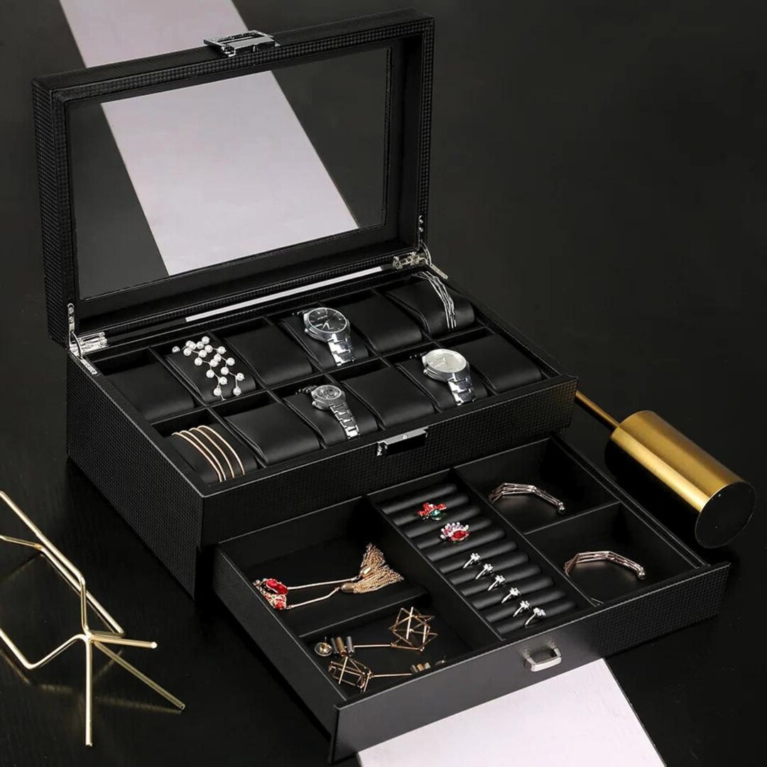 Jewelry Box and Watch Storage and Organizer,perfect Gift for Him - Etsy