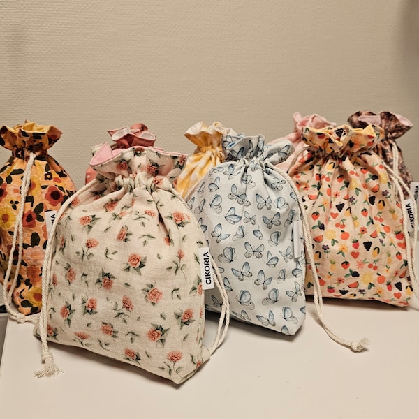 Drawstring Makeup Bag - Etsy