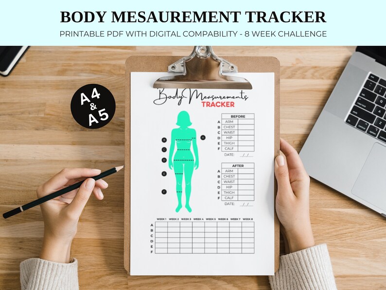Weekly weight tracker template - instaress
