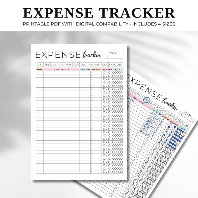 Income Tracker Printable - Etsy