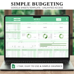 Budget Planner for Google Sheets | Expense Tracking Spreadsheet | Monthly & Biweekly Budget ...