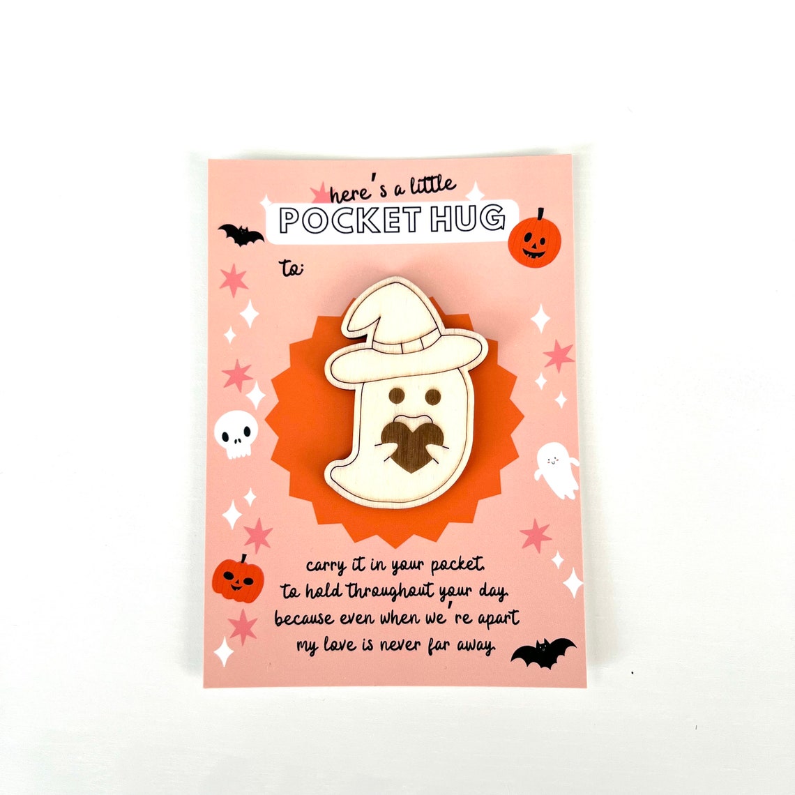 PRINTABLE Spooky Hug Display Cards - Digital PDF - DIY Packaging Labels ...