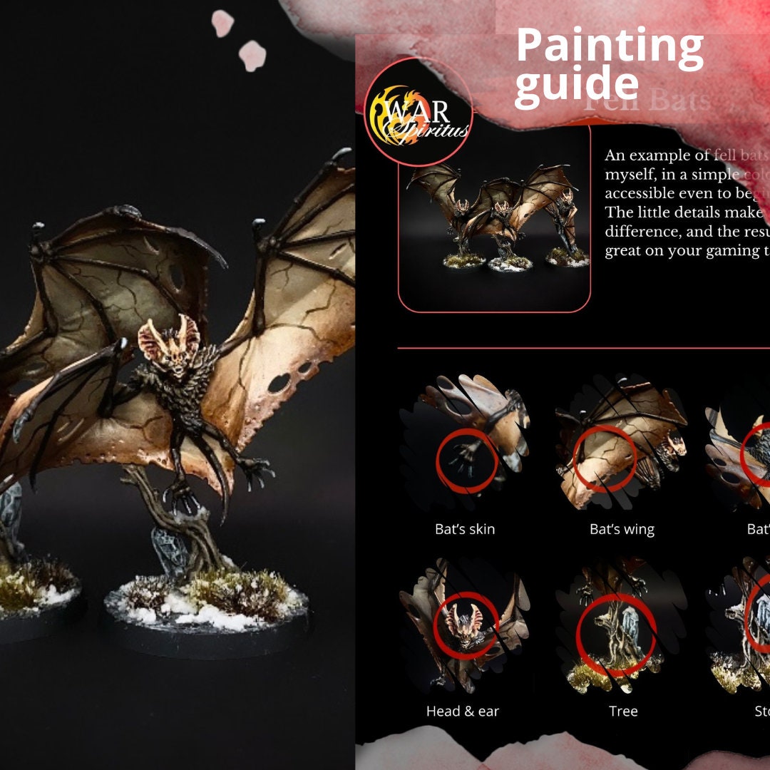 Fell Bats - Step-by-step PDF Guide | Soulblight Gravelords Warhammer ...