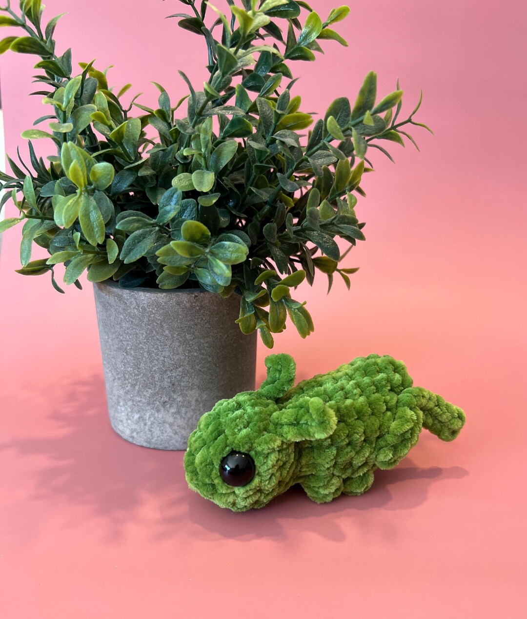 Crochet Grasshopper Plush: Handmade Green Chenille Amigurumi Toy - Etsy