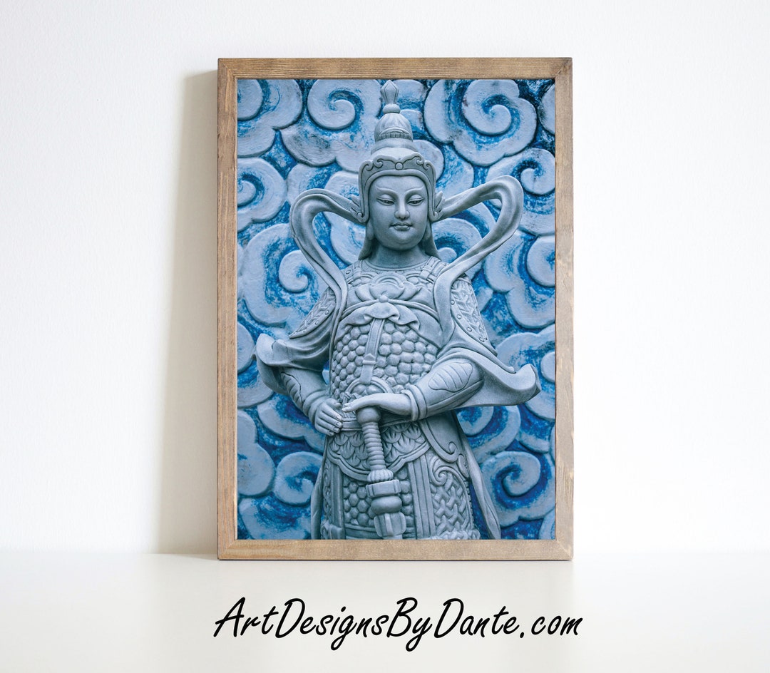 Buddhist Warrior Sculpture Photograph Buddhism Photograph - Etsy