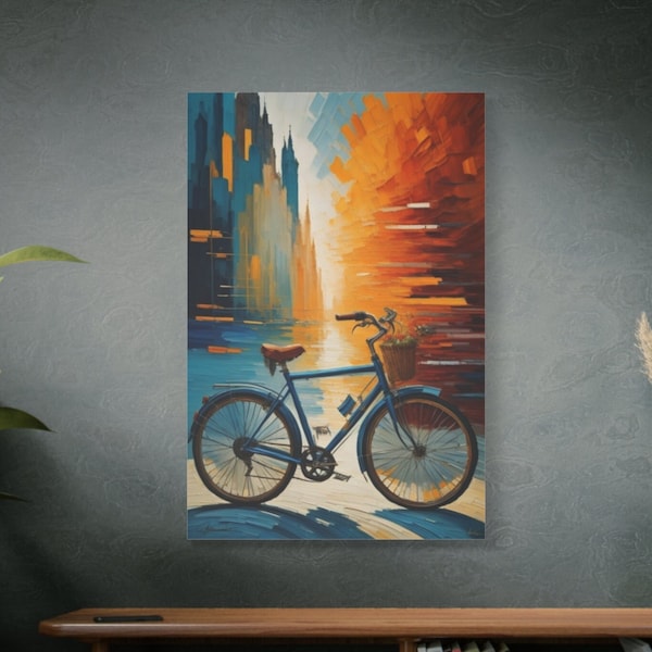 Abstract Bicycle Art - Etsy