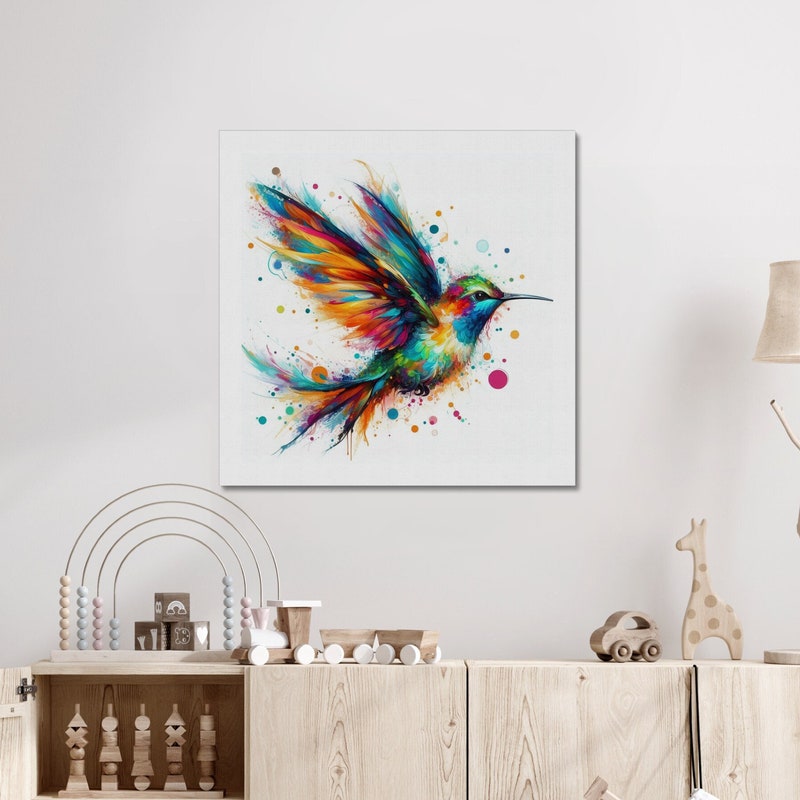 Abstract Hummingbird - Etsy UK