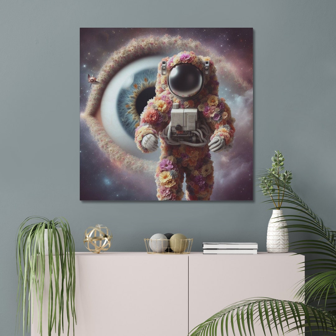 Space Themed Wall Art, George Orwell 1984 Inspired Wall Decor ...