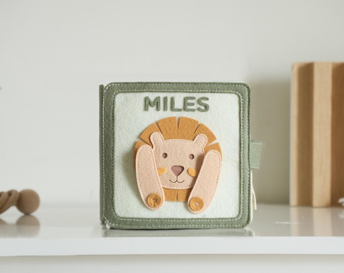 Quiet Book Toddler, Busy Book, Felt Montessori Book, Activity Sensory ...