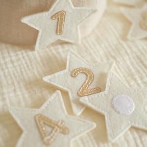 Number and Star Custom Linen Crown for Kids & Children's Birthday ...
