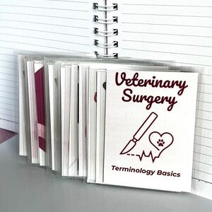 Veterinary Surgery Flashcards Veterinary Study Veterinarian Pocket ...