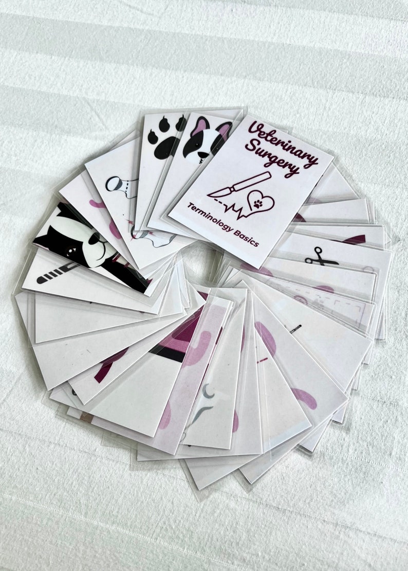 Veterinary Surgery Flashcards Veterinary Study Veterinarian Pocket ...