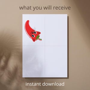 Cat Spice Chart Individual Peppers Temperament Cage Card Veterinary ...