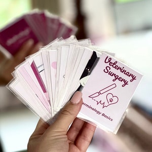 Veterinary Surgery Flashcards Veterinary Study Veterinarian Pocket ...