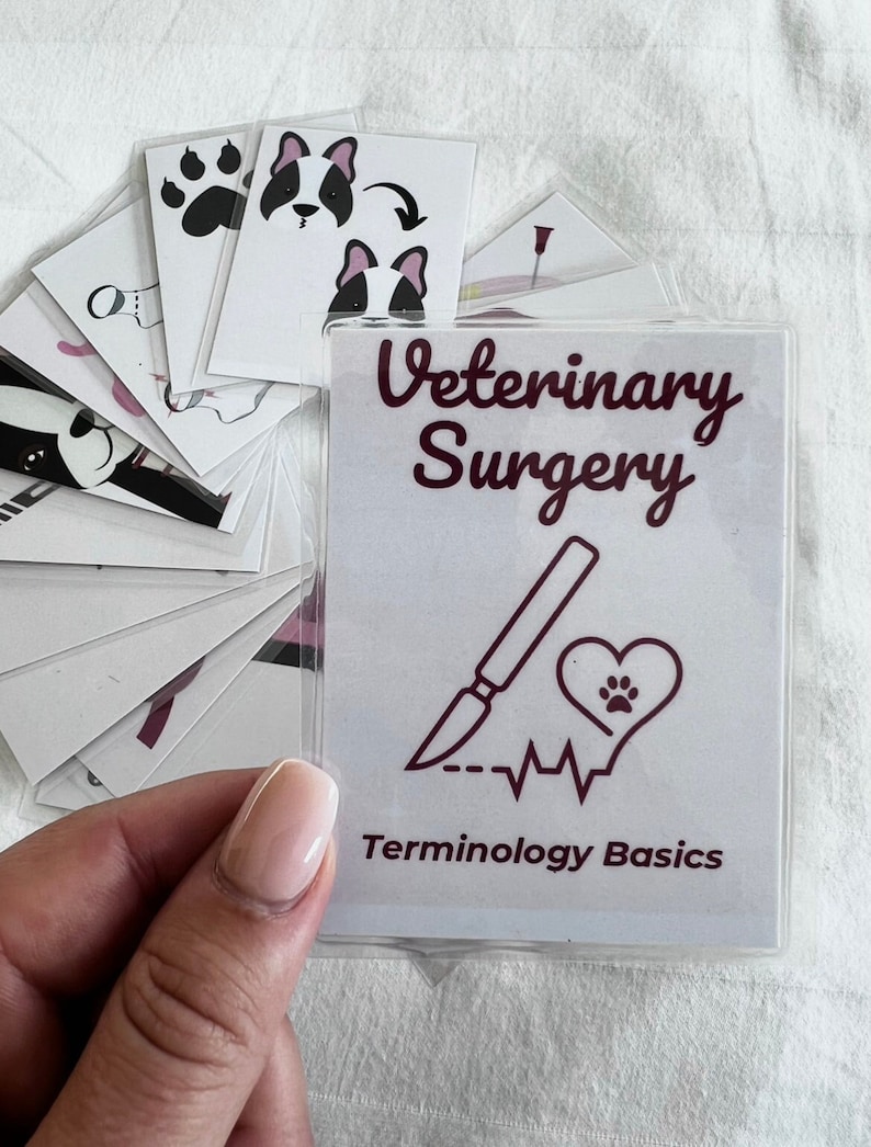 Veterinary Surgery Flashcards Veterinary Study Veterinarian Pocket ...