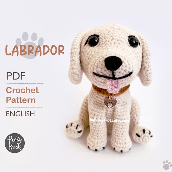 Golden Retriever Crochet Pattern - Etsy