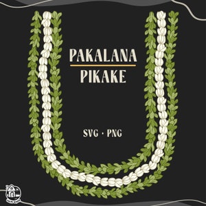 Curve Pakalana Lei and Pikake Lei | Svg Cut File Digital Download - Etsy