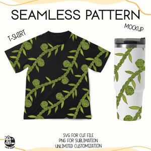 Seamless Pattern Maile Lei Png | Leaf Svg Cut File | Lei Strand ...