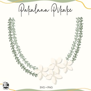 Pakalana Pikake Lei | Pikake Flower Svg Cut File | Digital Download - Etsy
