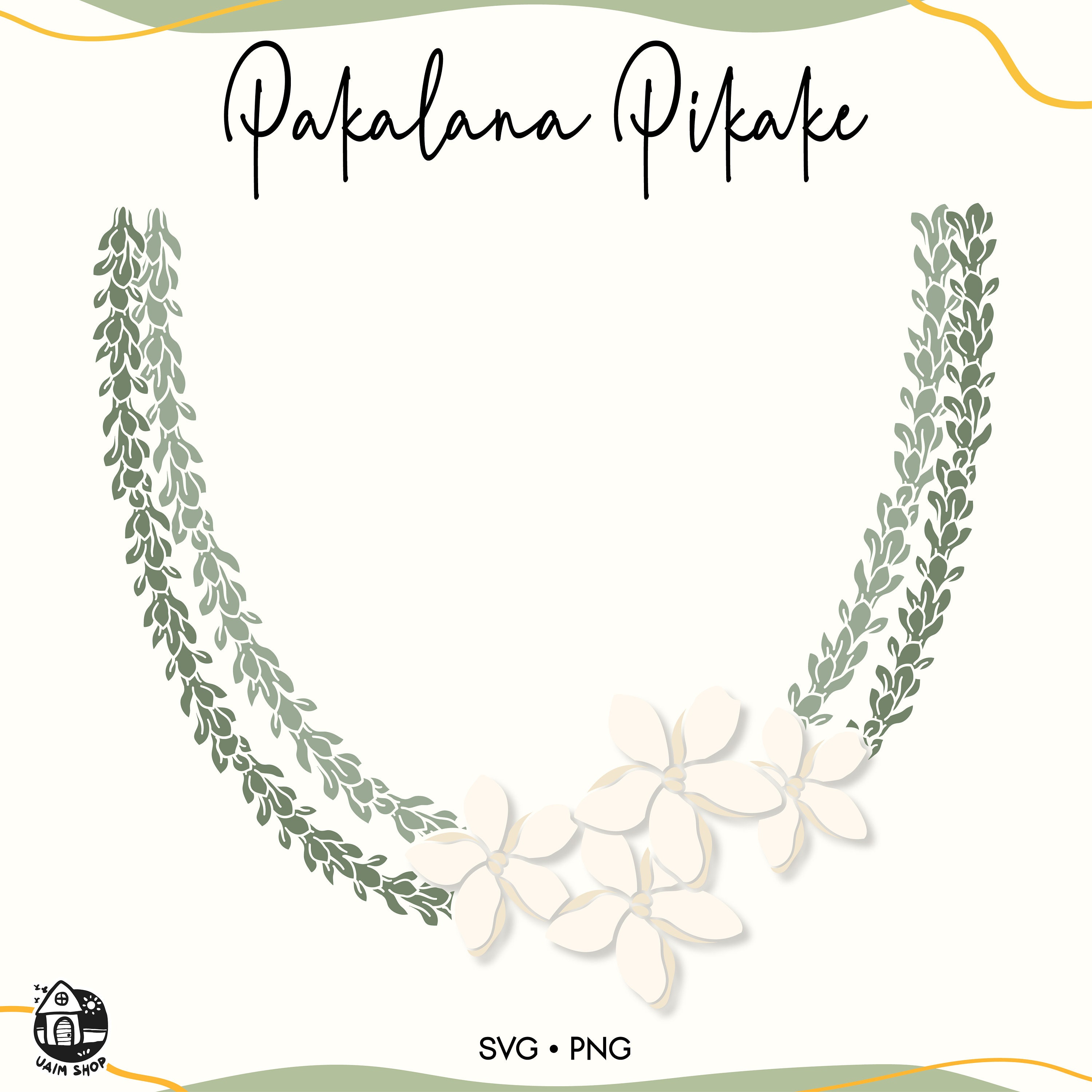 Pakalana Pikake Lei | Pikake Flower Svg Cut File | Digital Download - Etsy