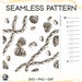 Seamless Pattern Hebrew Cone Shell Lei Seashell Lei Strand Cut File PNG ...