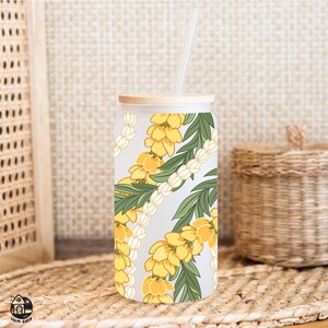 Seamless Pattern Ilima Maile Pikake Lei Png | Curve Flower Svg ...