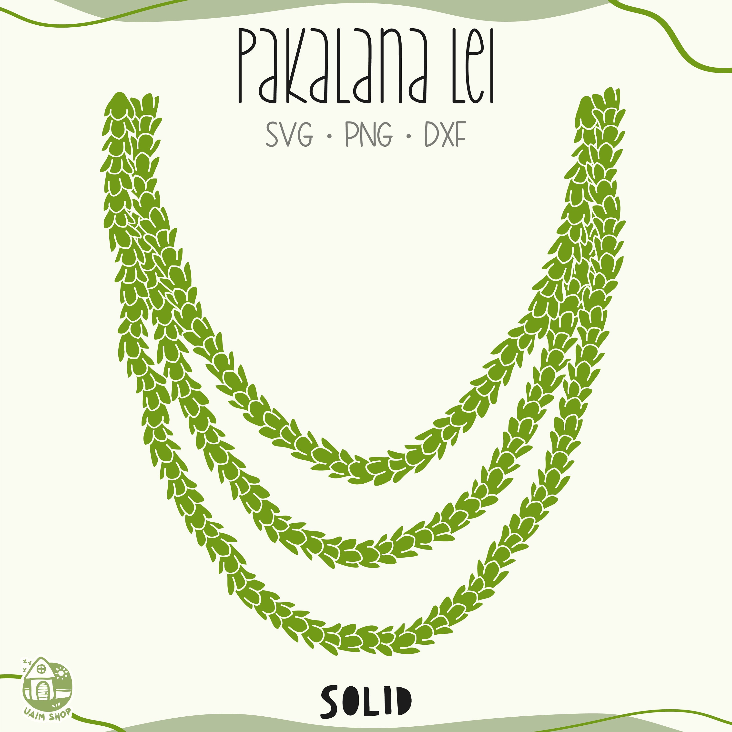 Pakalana Lei SVG Svg Lei Strand Svg Floral Lei Svg - Etsy Canada