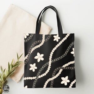 Seamless Pattern Pikake Lei Png | Curve Pikake Outline | Svg Cut File ...