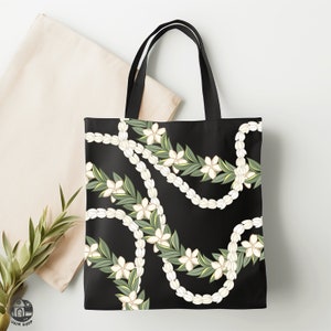 Seamless Pattern Maile & Pikake Lei | Twist Flower Lei Png | Digital ...