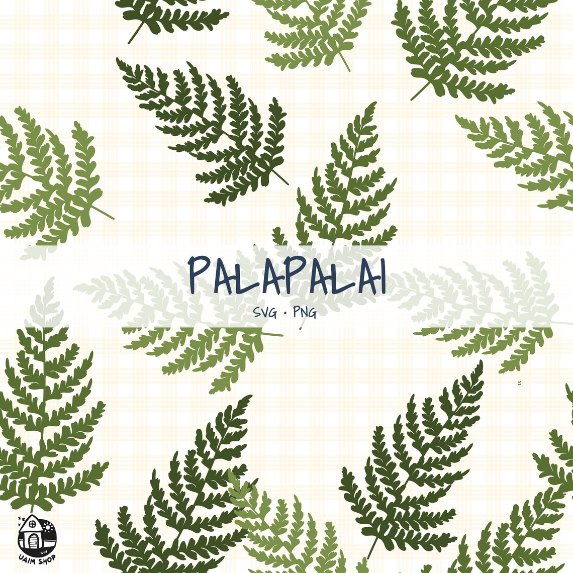 Seamless Pattern Palapalai & Pikake Lei | Twist Flower Lei Png ...