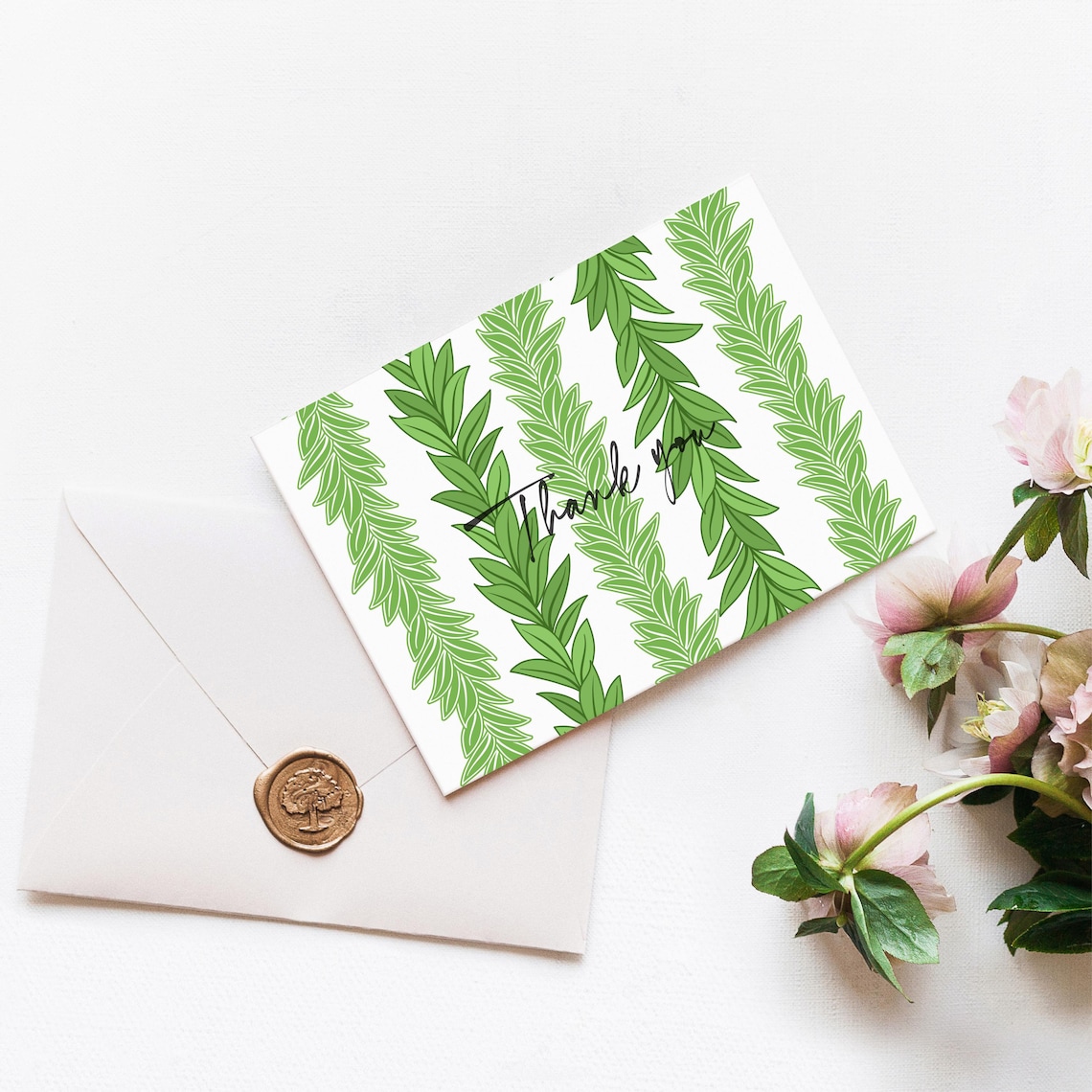 Seamless Pattern Maile Lei | Outline Maile Svg Cut File | Digital ...