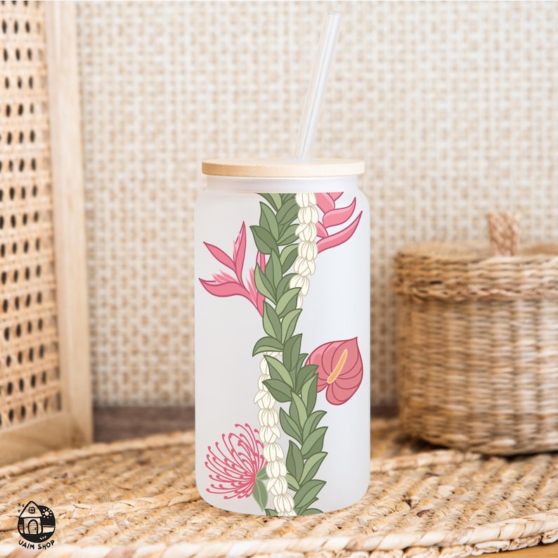 Twist Maile Pikake Lei and Anthurium Heliconia Ohia Lehua Flower | Svg ...