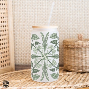 Seamless Pattern Kalo Leaf | Svg Cut File | Kalo Leaf Squares | Lei ...