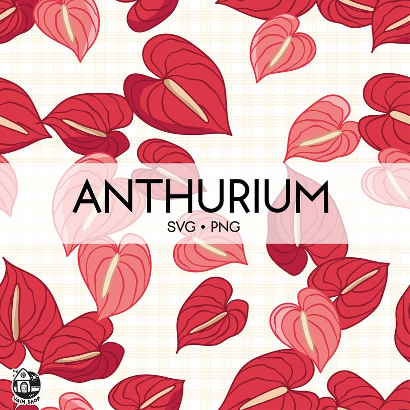 Seamless Lei Anthurium - Etsy