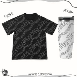 Seamless Pattern Outline Puakenikeni Plumeria Pikake and Pakalana Lei ...