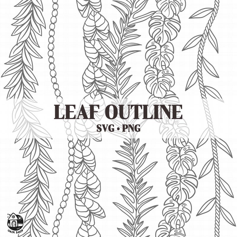 Ti Leaf Lei Pattern Png - Etsy
