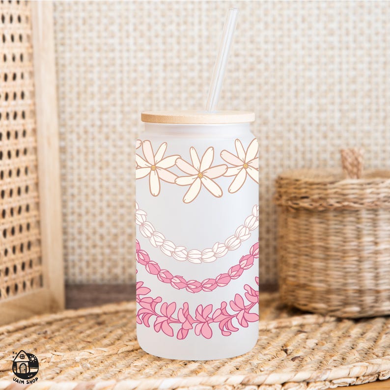 Plumeria Lokelani Pikake and Tiare Lei | 4 Flowers Curve Cut File ...