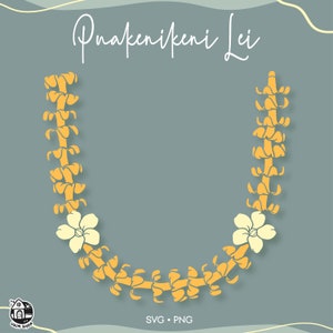 Puakenikeni Lei Svg | Curve Flower Svg Cut File | Digital Download - Etsy