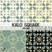 Seamless Pattern Kalo Leaf Squares Svg Cut File | Lei Digital Download ...