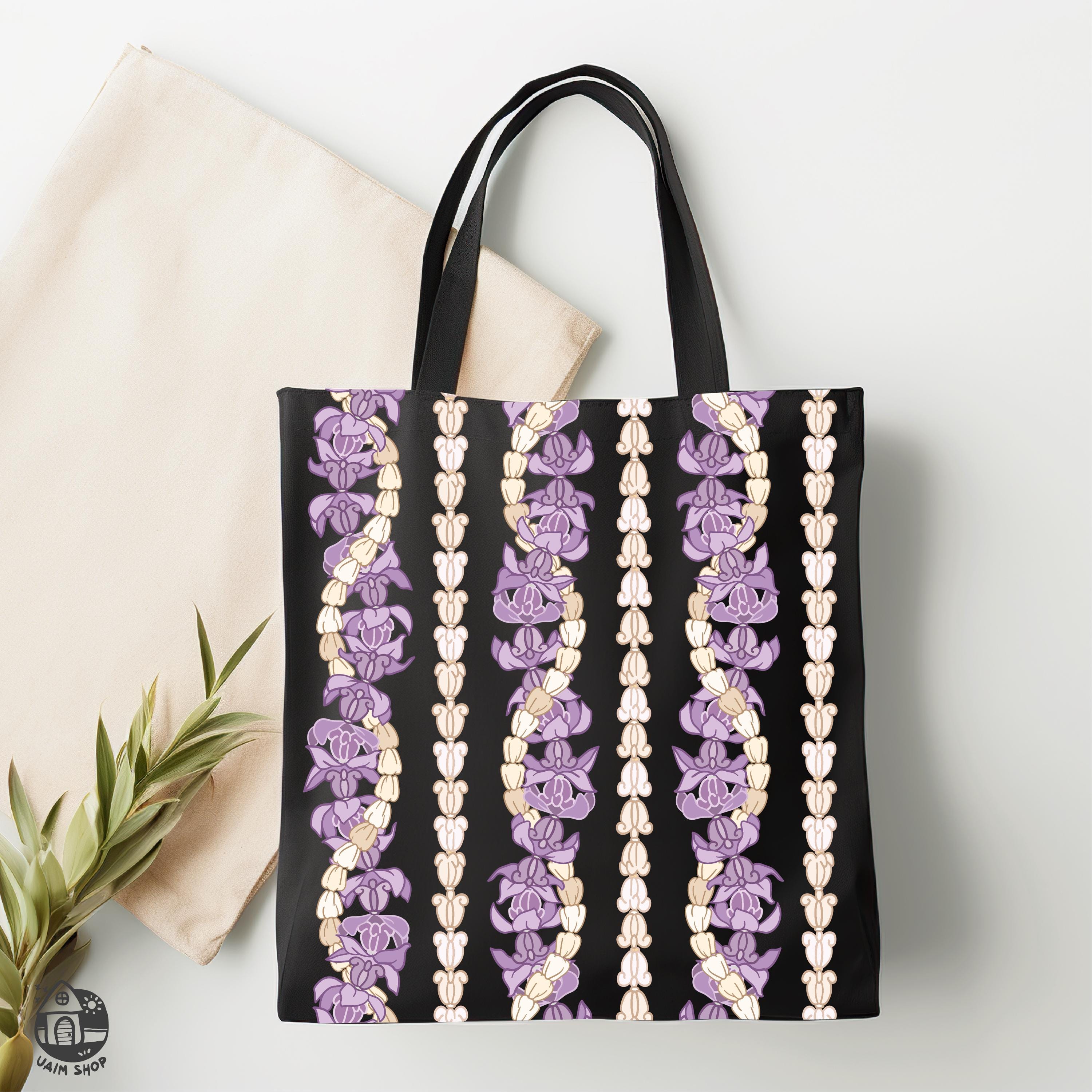 Seamless Pattern Vertical Crown Flower Lei | Twist Lei Svg | Digital ...