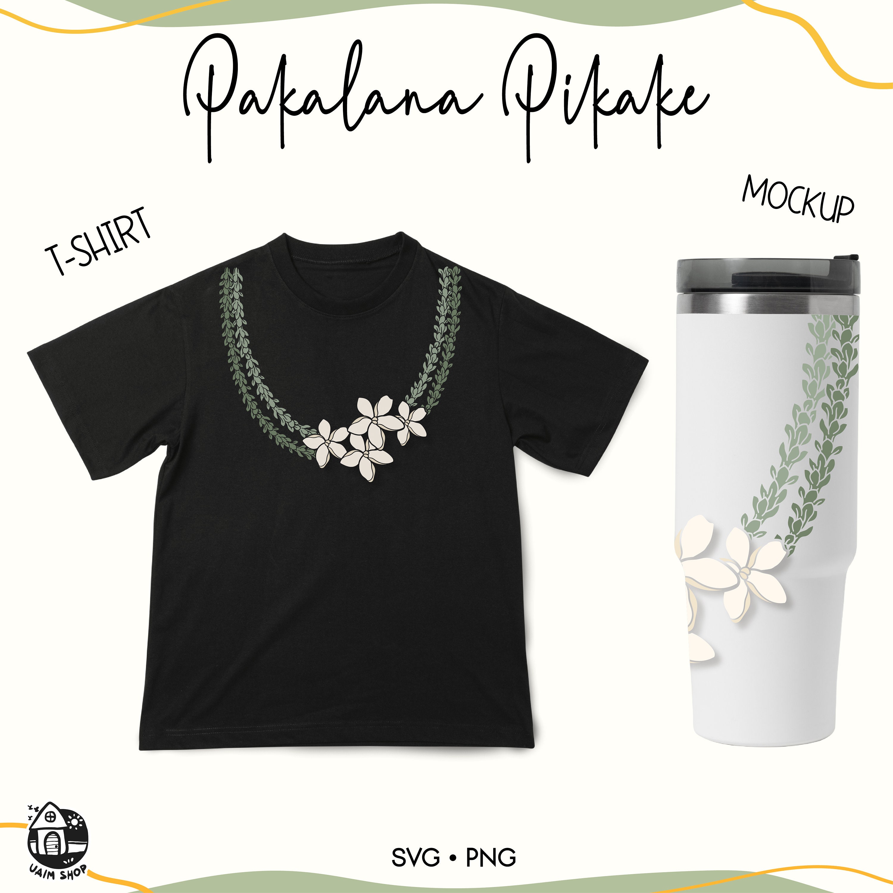 Pakalana Pikake Lei | Pikake Flower Svg Cut File | Digital Download - Etsy