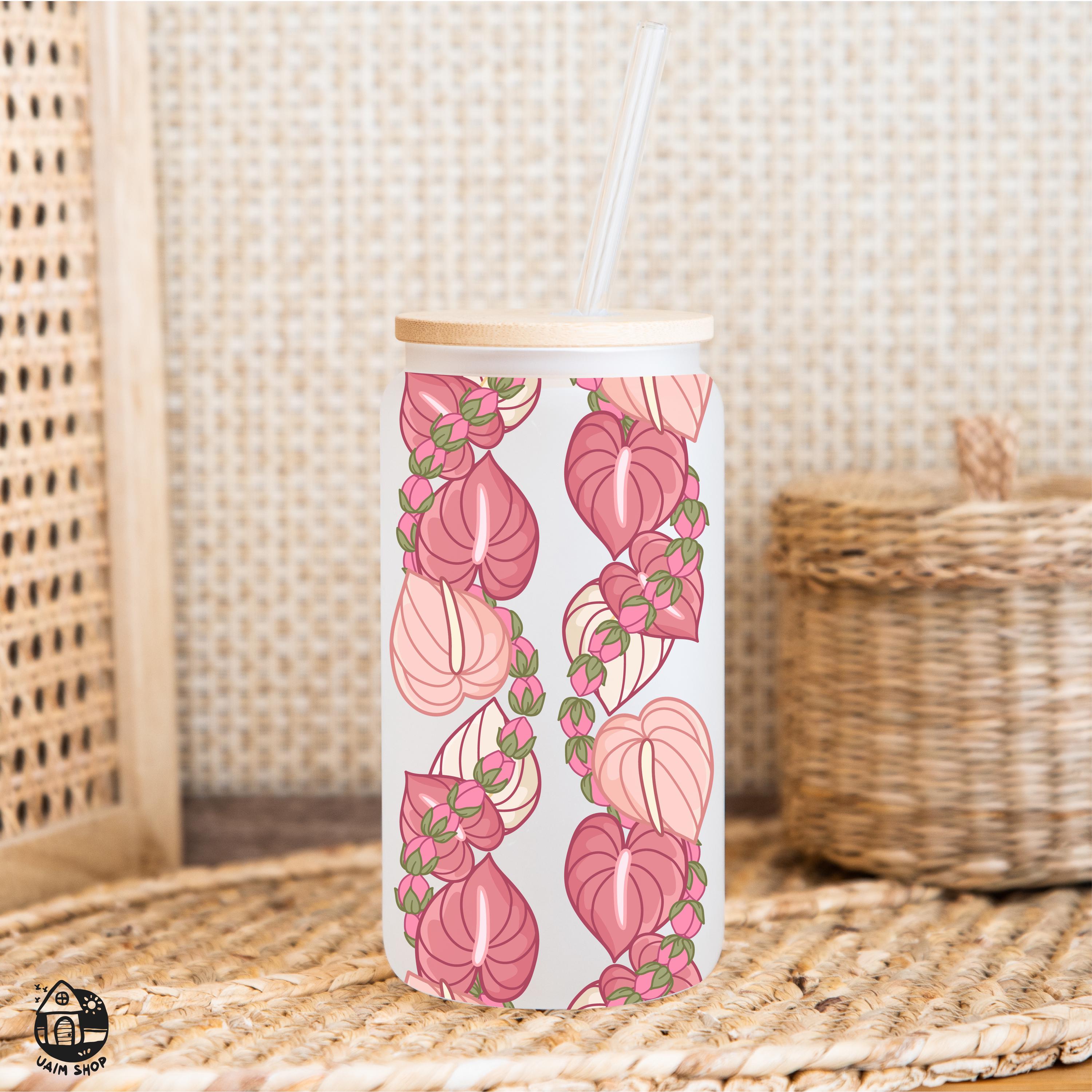Anthurium and Lokelani Lei Svg | Twist Flower | Vertical Lei Cut File ...