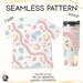 Seamless Pattern Seashell Lei Hebrew Cone Shell Png Seashell Lei Strand ...