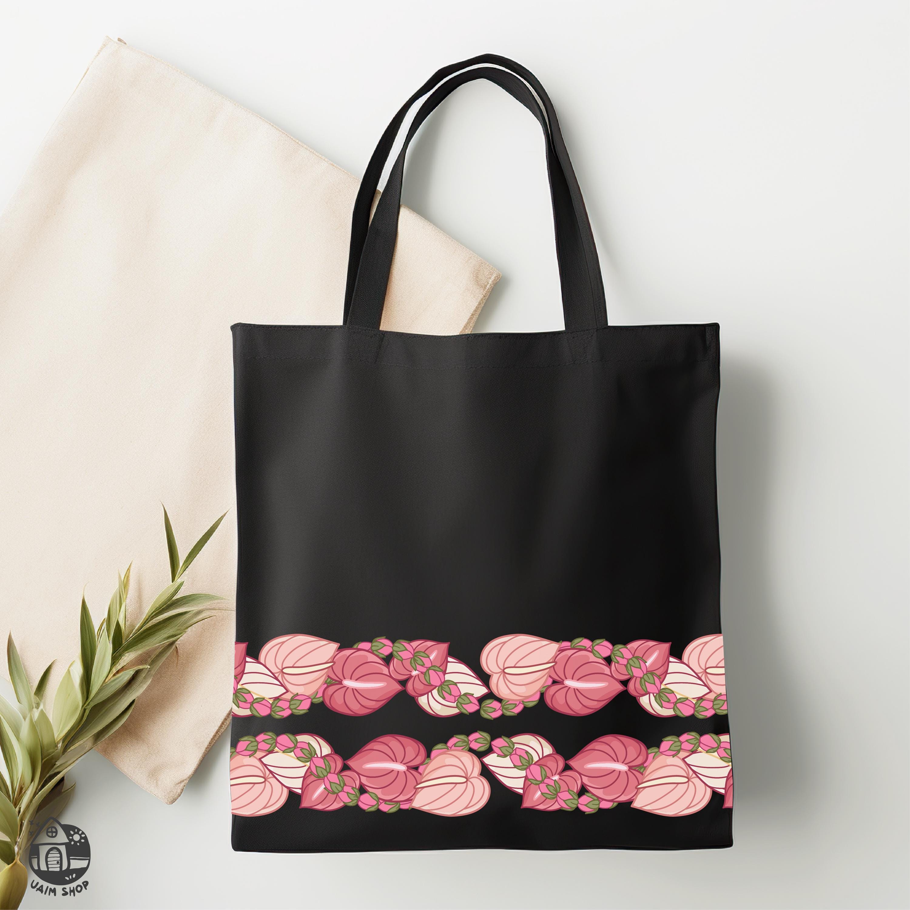 Anthurium and Lokelani Lei Svg | Twist Flower | Vertical Lei Cut File ...