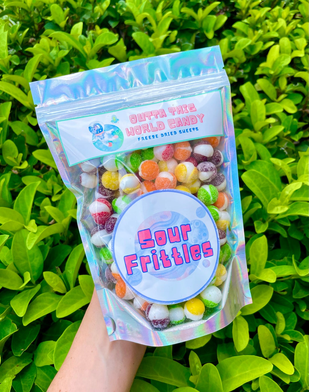 Freeze Dried Sour Frittles, Original Sour Flavor, 6 Oz Large Bag Freeze ...