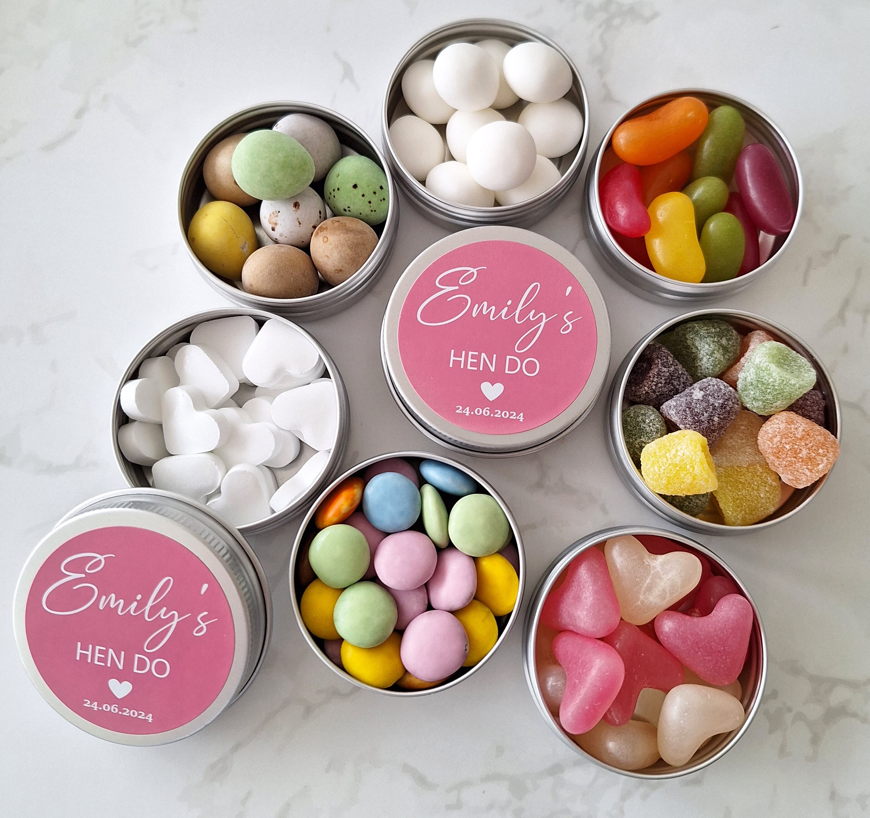 Personalised Hen Party Favours, Pre Filled Sweet Hen Do Favors, Sweet ...